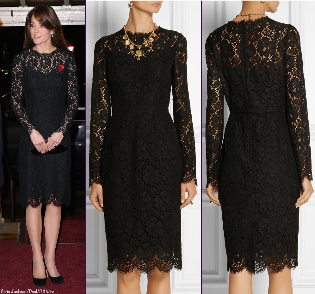 The Duchess Wears D&G for Festival of Remembrance – What Kate Wore