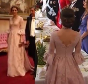 Kate State Banquet Blurry Screen Grabs – What Kate Wore