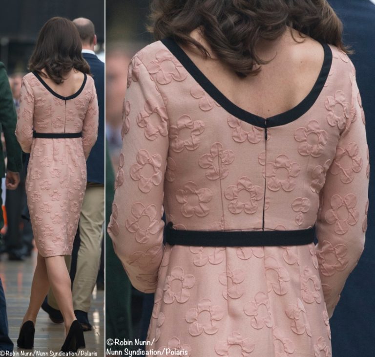 Kate in Orla Kiely as she Dances with Paddington Bear – What Kate Wore
