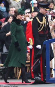 Kate in Green for St. Patrick’s Day with the Irish Guards UPDATED ...