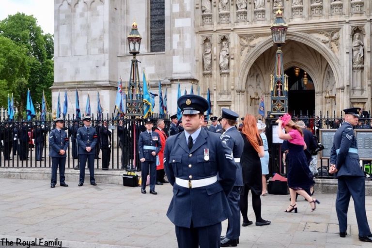 The Duchess in More McQueen for Royal Air Force 100th Anniversary ...