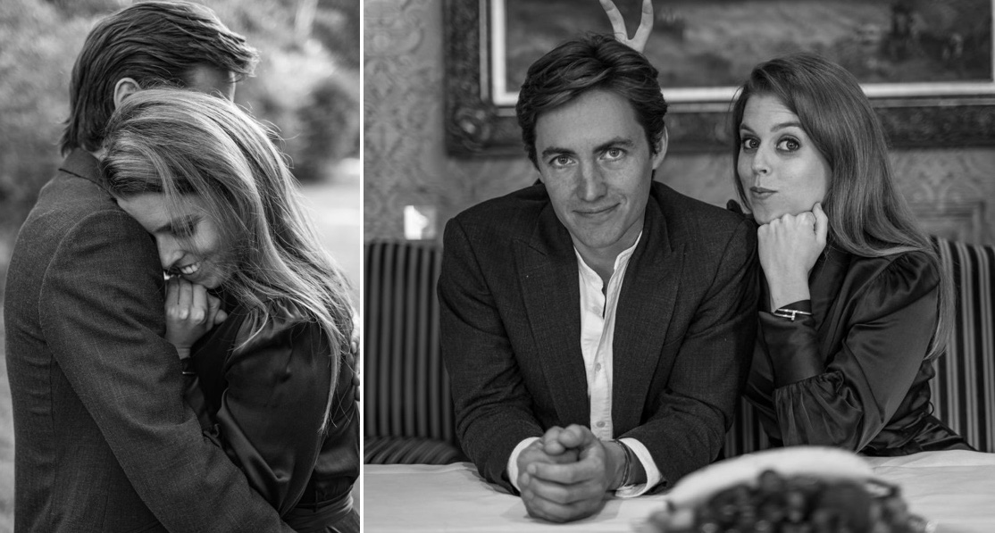 Beatrice Edoardo Mapelli Mozzi Engagement Pictures Black White Sept 26 ...