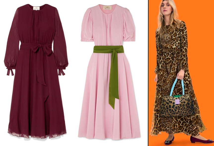 Aross Soler Amanda Three Colors Fabrics Oct 2 2019 – What Kate Wore