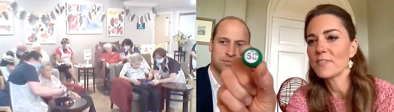 It’s LK Bennett for Calling a Bingo Game via Video! – What Kate Wore