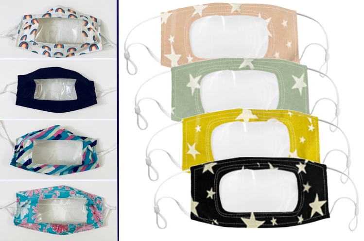 Face Masks Clear Vinyl MOuth – What Kate Wore