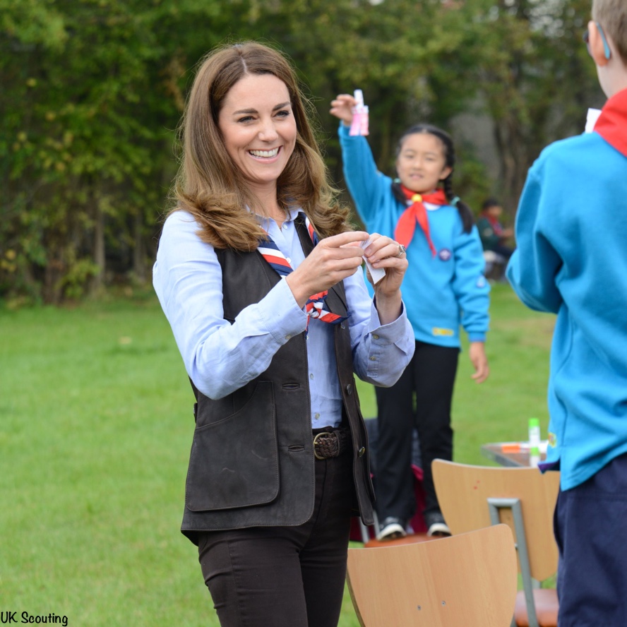 Kate UK Scouts Facebook Photo Sept 29 2020 – What Kate Wore