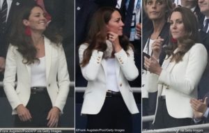 The Cambridges Echo Team Colors for Euro Football Match – What Kate Wore