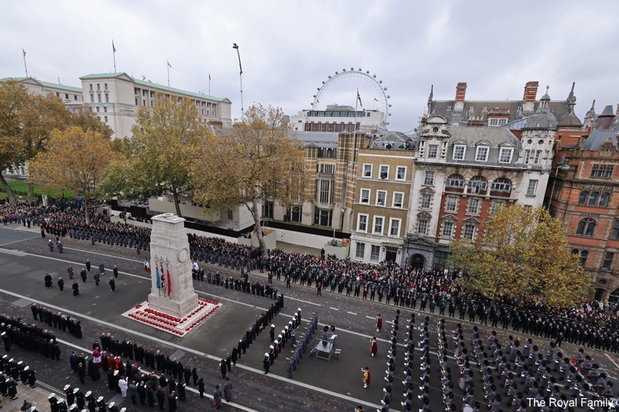 Remembrance Sunday 2021 Troops at Cenotaph – What Kate Wore