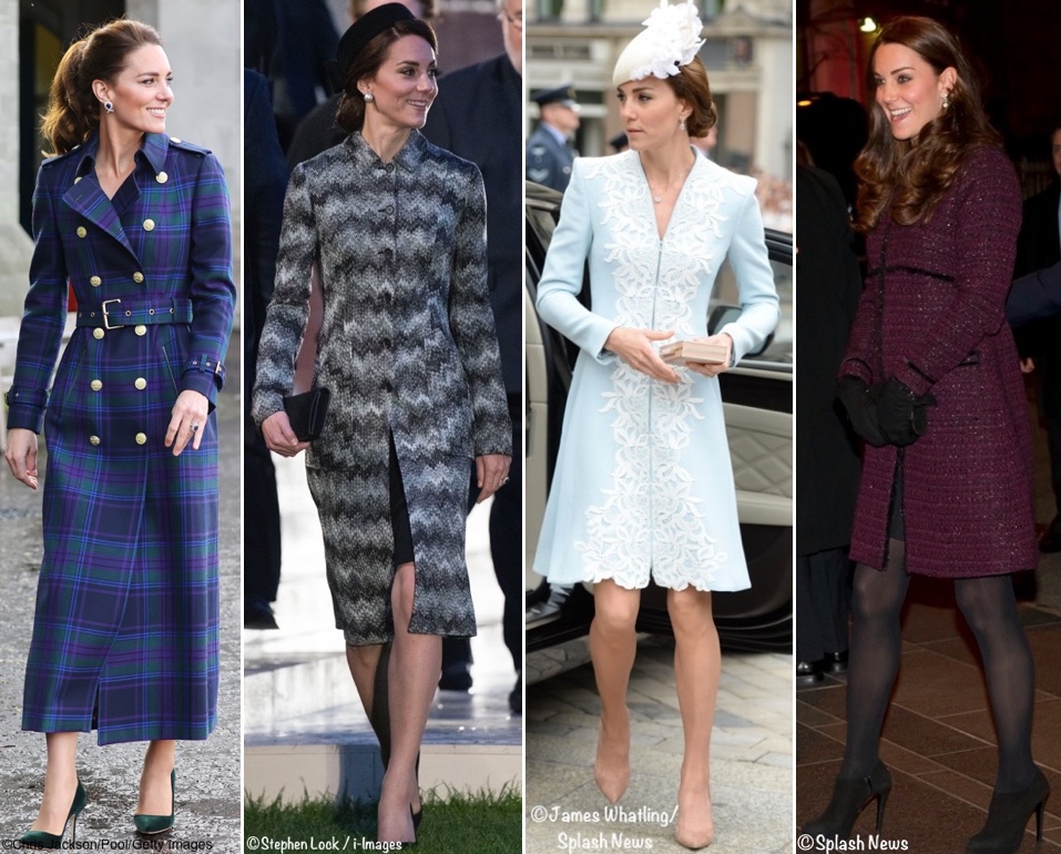 Kate 4 Coats Seraphine Tweedy Cath Walker Blue with Lace M Missoni Zig ...