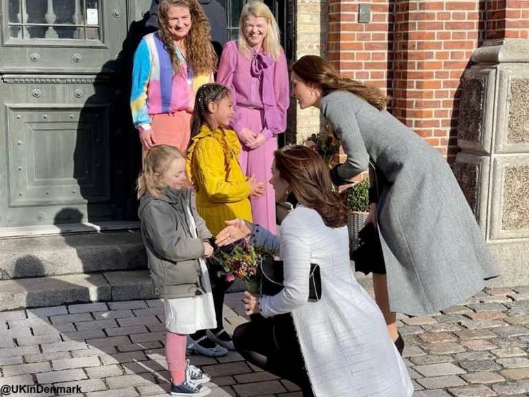It’s Catherine Walker for Official Denmark Welcome – What Kate Wore