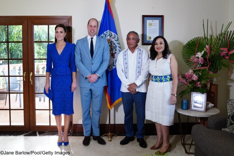 The Duchess in Jenny Packham for Start of Caribbean Tour – What Kate Wore