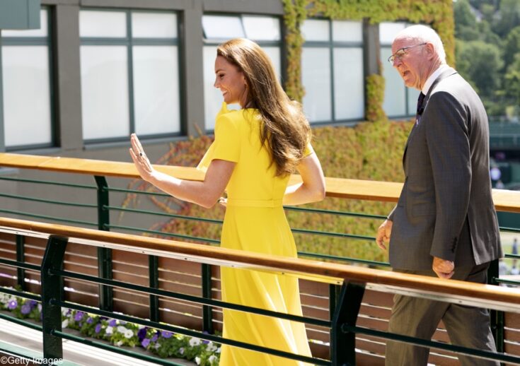 The Duchess in Roksanda & a New Hat for Wimbledon Women’s Championship ...