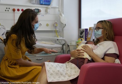 The Princess in Karen Millen & Emily Mortimer for Hospital Visit – What ...