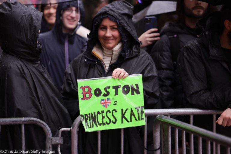 The Princess Wears McQueen, Mulberry and Burberry for Boston Arrival ...