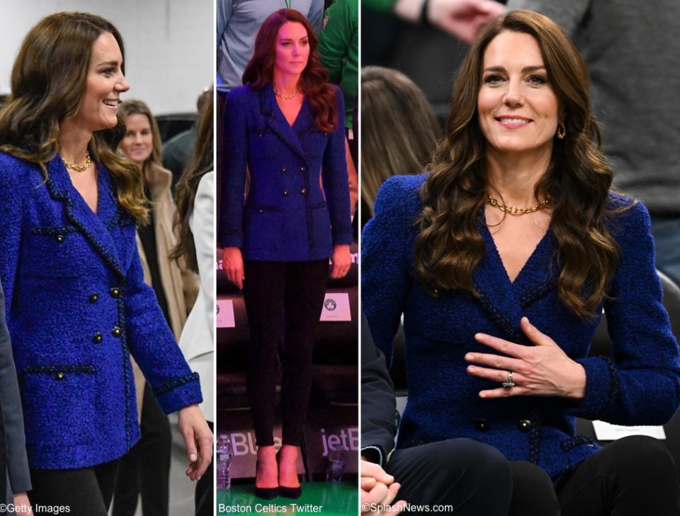 It’s a Chanel Repeat for Boston Celtics Game – What Kate Wore