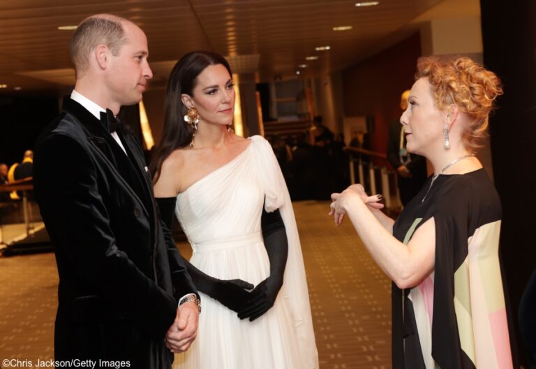 Princess of Wales in Updated Alexander McQueen Gown for BAFTA Awards ...