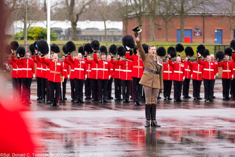 It’s Catherine Walker for St. Patrick’s Day with the Irish Guards ...