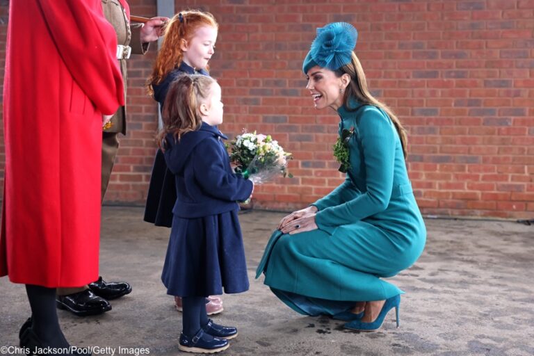 It’s Catherine Walker for St. Patrick’s Day with the Irish Guards ...