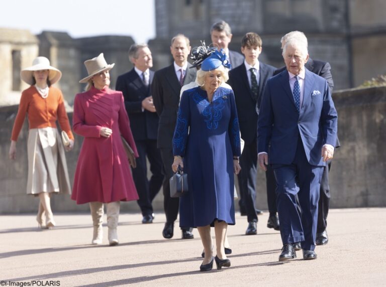 The Princess in Royal Blue for Easter Sunday Service at Windsor – What ...