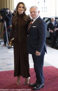 It’s Royal Blue Self-Portrait for Pre-Coronation Reception – What Kate Wore