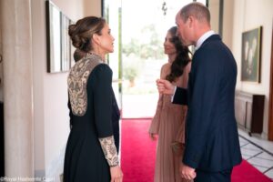 The Princess in Jenny Packham and Diamonds for Jordan Royal Wedding ...