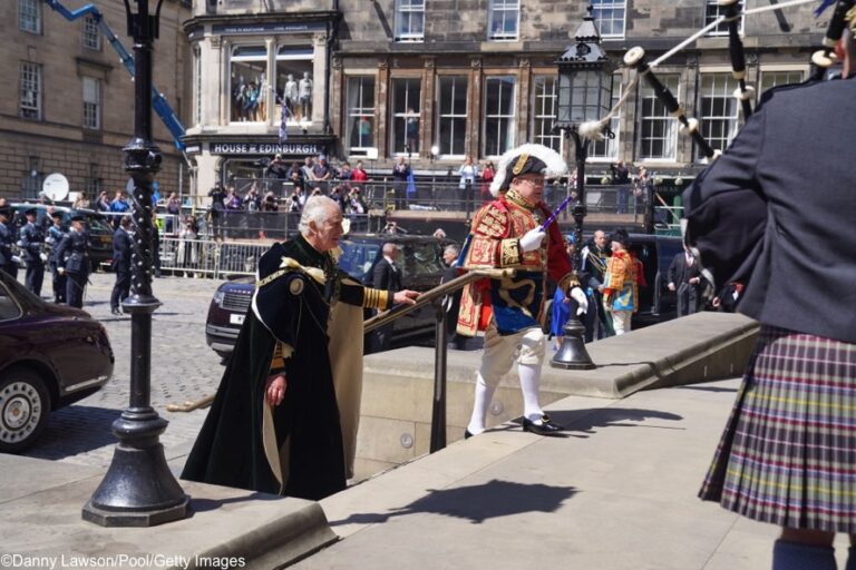 The Duchess of Rothesay in Saltire Blue for Scotland Service of ...