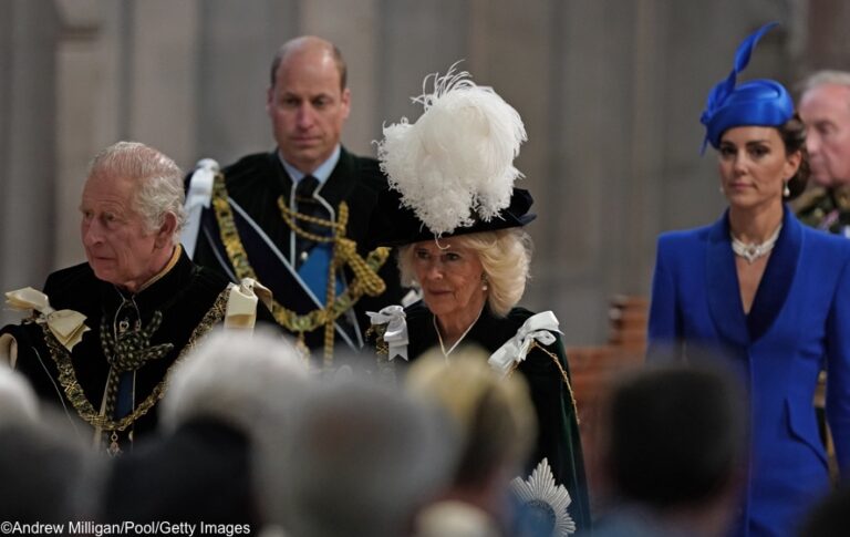 The Duchess of Rothesay in Saltire Blue for Scotland Service of ...