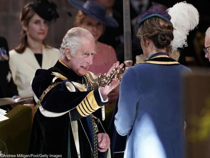 The Duchess of Rothesay in Saltire Blue for Scotland Service of ...