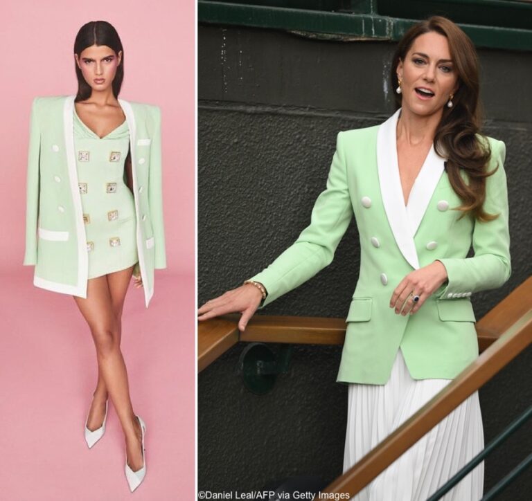 The Princess in Balmain for Wimbledon Day Two Action UPDATED with NHS ...