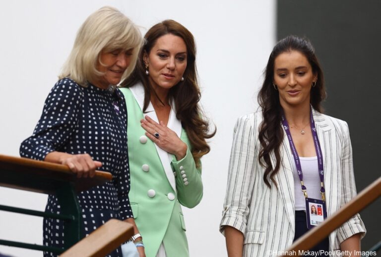 The Princess in Balmain for Wimbledon Day Two Action UPDATED with NHS ...
