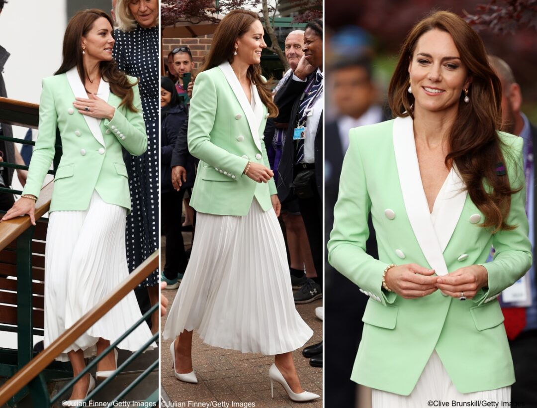 The Princess in Balmain for Wimbledon Day Two Action UPDATED with NHS ...