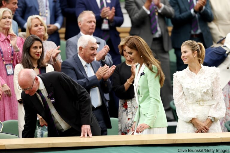 The Princess in Balmain for Wimbledon Day Two Action UPDATED with NHS ...