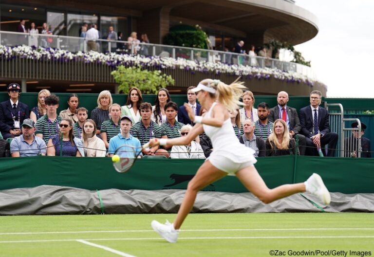 The Princess in Balmain for Wimbledon Day Two Action UPDATED with NHS ...