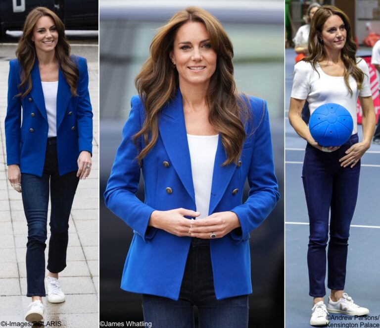 The Princess in Casual Styles for SportsAid Workshop – What Kate Wore