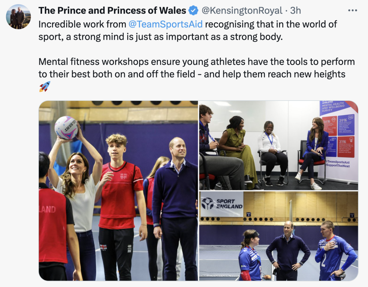 The Princess in Casual Styles for SportsAid Workshop – What Kate Wore