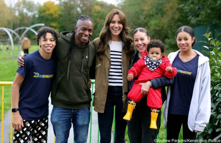 The Princess in Familiar Pieces for Dadvengers Engagement – What Kate Wore