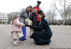 The Princess in Green for St. Patrick’s Day with the Irish Guards ...