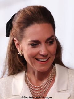 The Princess in Self-Portrait with Vintage Jewelry for VE Day Concert ...