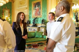 The Princess in Suzannah London for Ship-Naming Ceremony – What Kate Wore