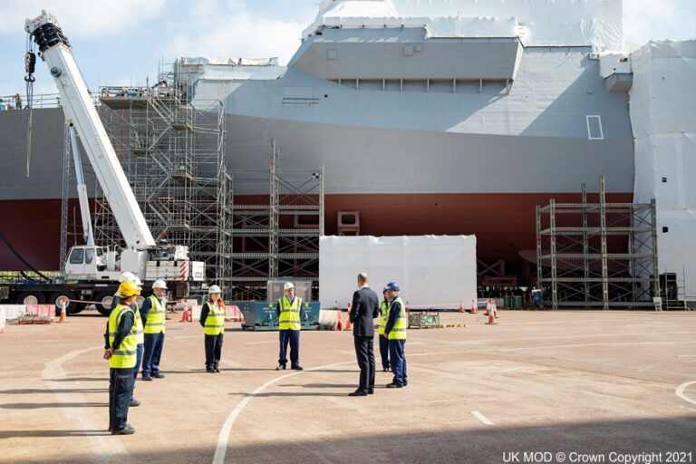 The Princess in Suzannah London for Ship-Naming Ceremony – What Kate Wore