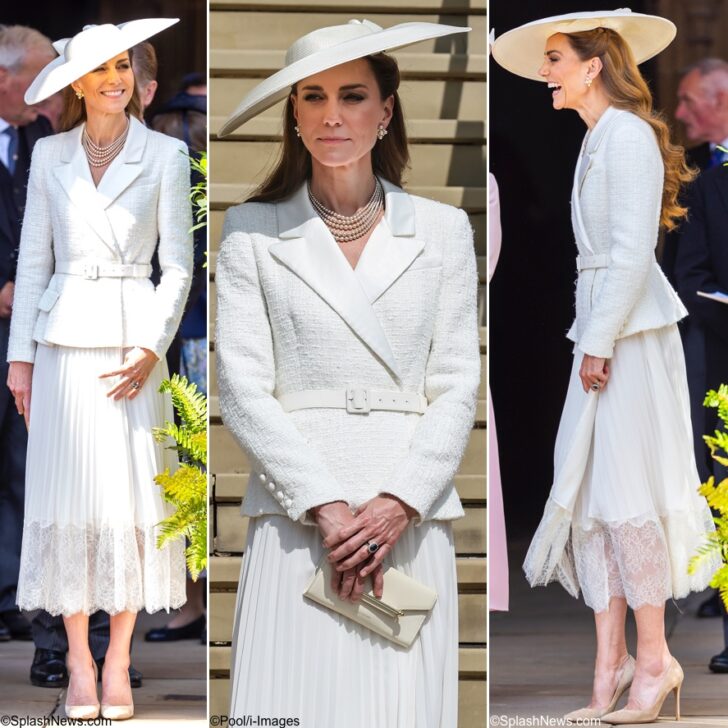 The Princess Brings Back Self Portrait Style for Garter Day – What Kate ...