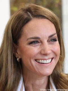 The Princess Mixes Old & New Styles for Hospital and Garden Visit ...