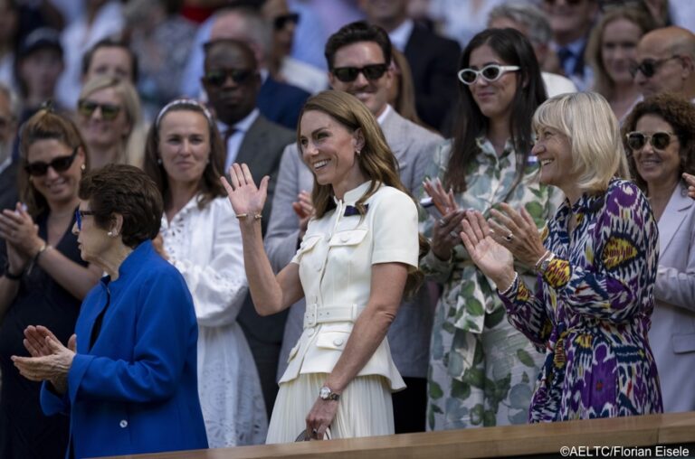 The Princess in Creamy White Design for Wimbledon Ladies’ Final – What ...