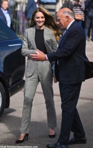 The Princess Wears Bella Freud for British Textiles Engagements – What ...